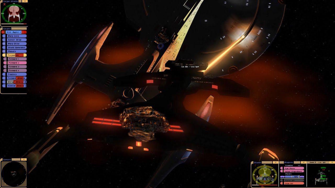 Can the Klingon Fek'lhr Beat The USS Raptor Battlecruiser? - YouTube