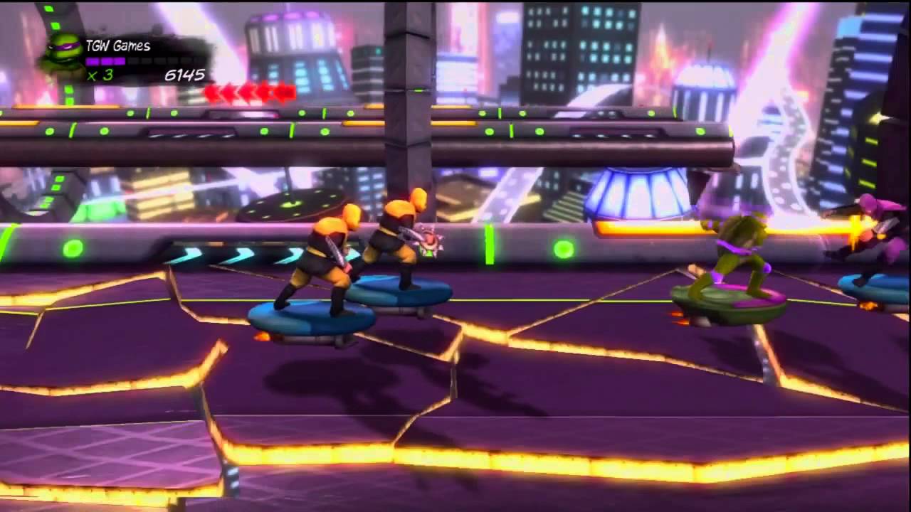 TMNT: Turtles in Time Re-Shelled (X360) walkthrough - Neon Night Riders ...