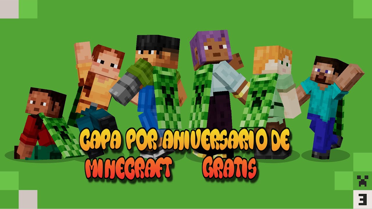 Como conseguir la capa de Creeper por el 15 Aniversario de Minecraft ...