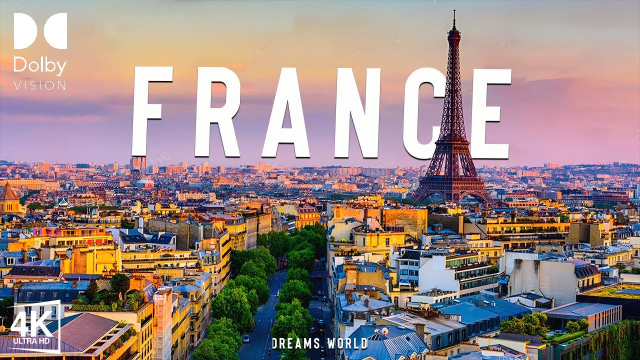 FRANCE 4K Video Ultra HD With Soft Piano Music - 60 FPS - 4K Nature ...