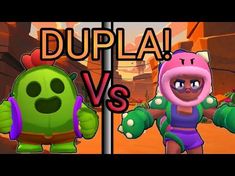 Partida de Brawl Stars dulpla de espinhentos 😃 - YouTube
