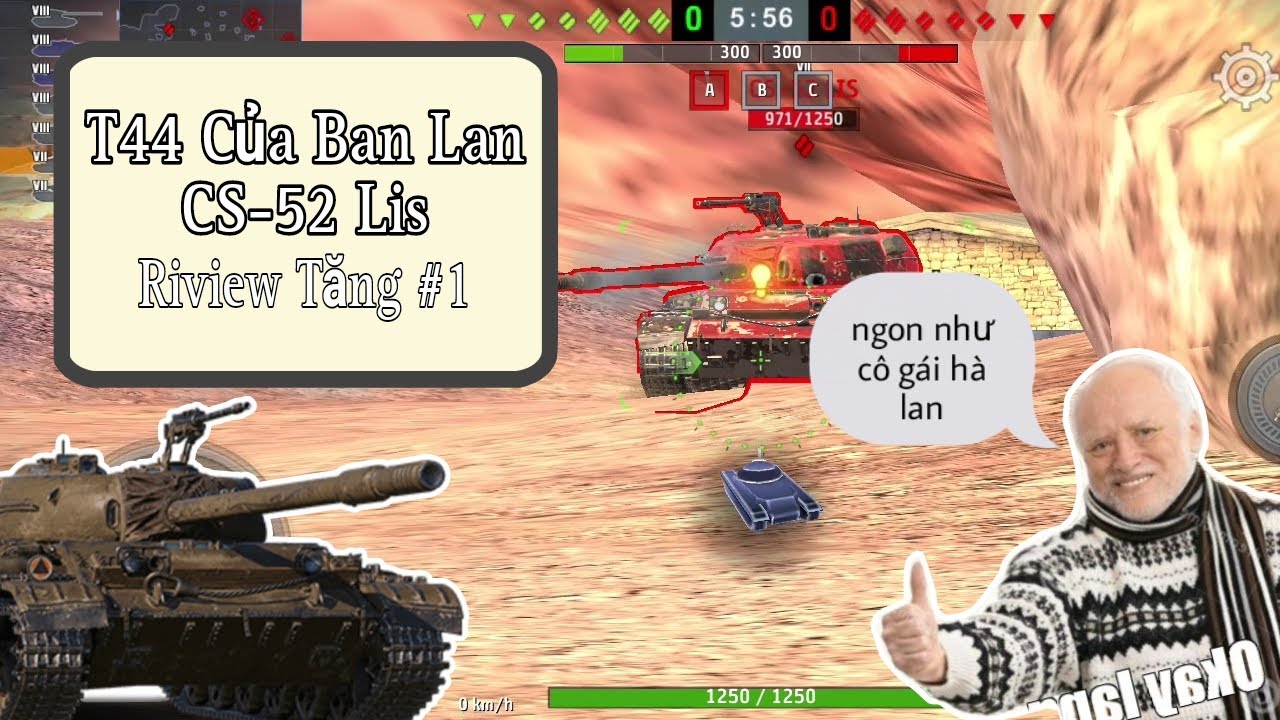 Riview Tăng: CS-52 Lis Tăng Hạng Trung Ba Lan - Bản Nâng Cấp Của T44 - YouTube