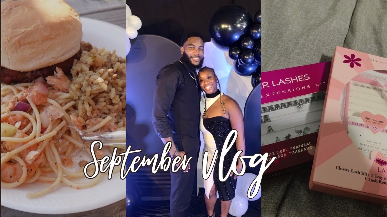 September Vlog| Networking event + DIY Lashes + Tailgate party + Black ...