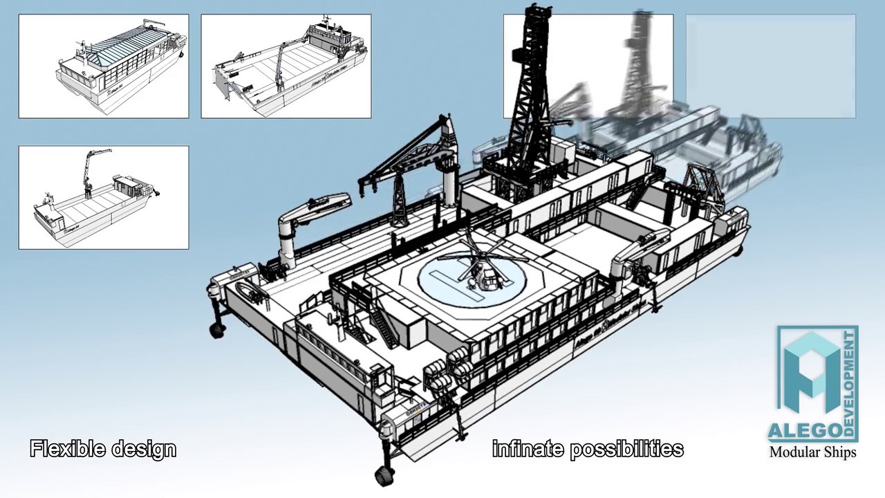 ALEGO Development - Modular Ships - YouTube