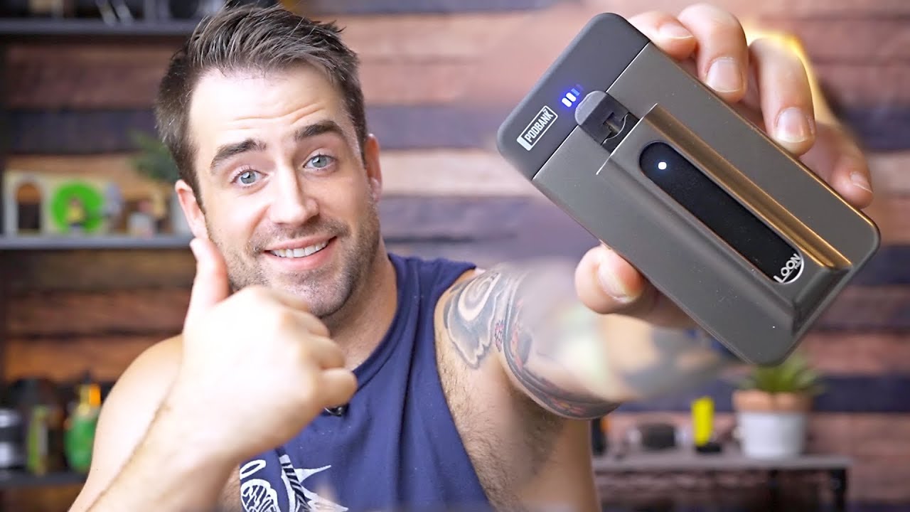 Portable JUUL Charger Power Bank | PodBank Review - YouTube