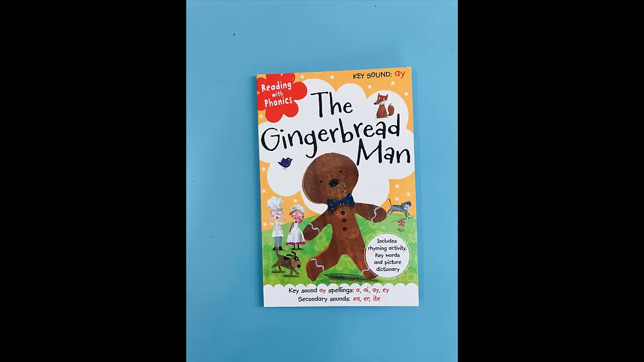The gingerbread man Reading with phonics - YouTube