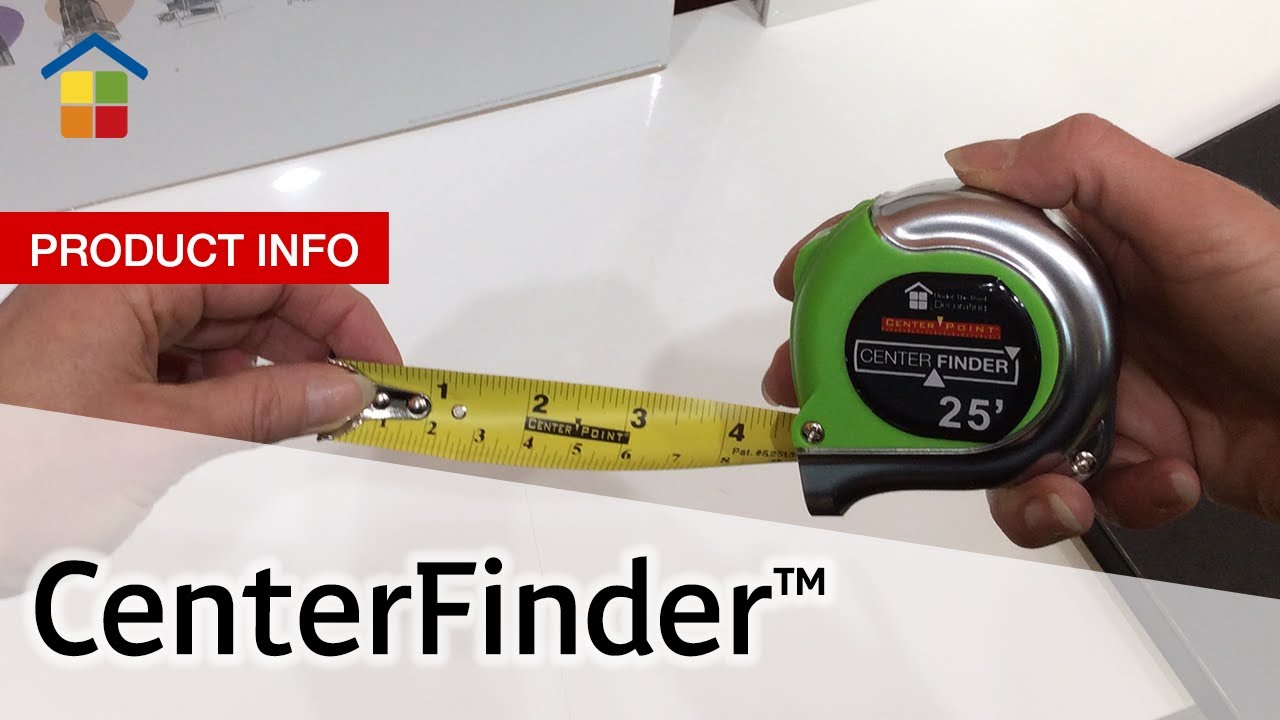 How to use CenterFinder™ - Find the Center of Anything in Seconds - YouTube