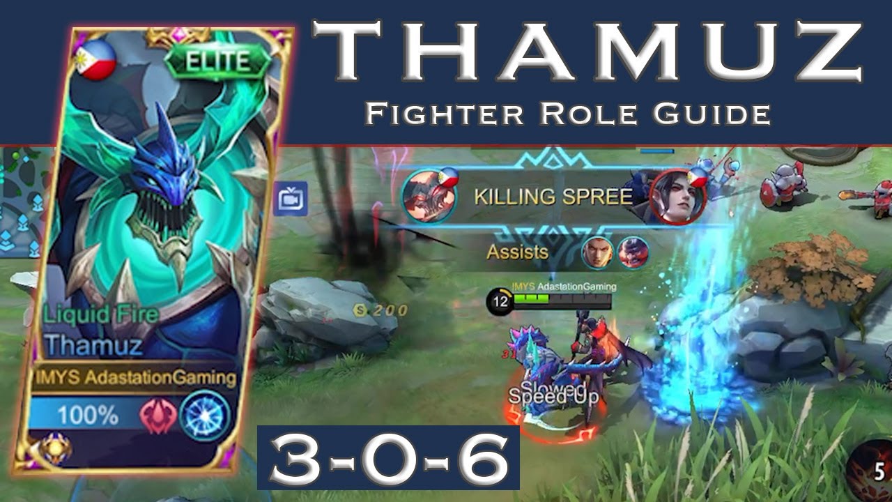 THAMUZ EASY OFFLANE HERO - YouTube