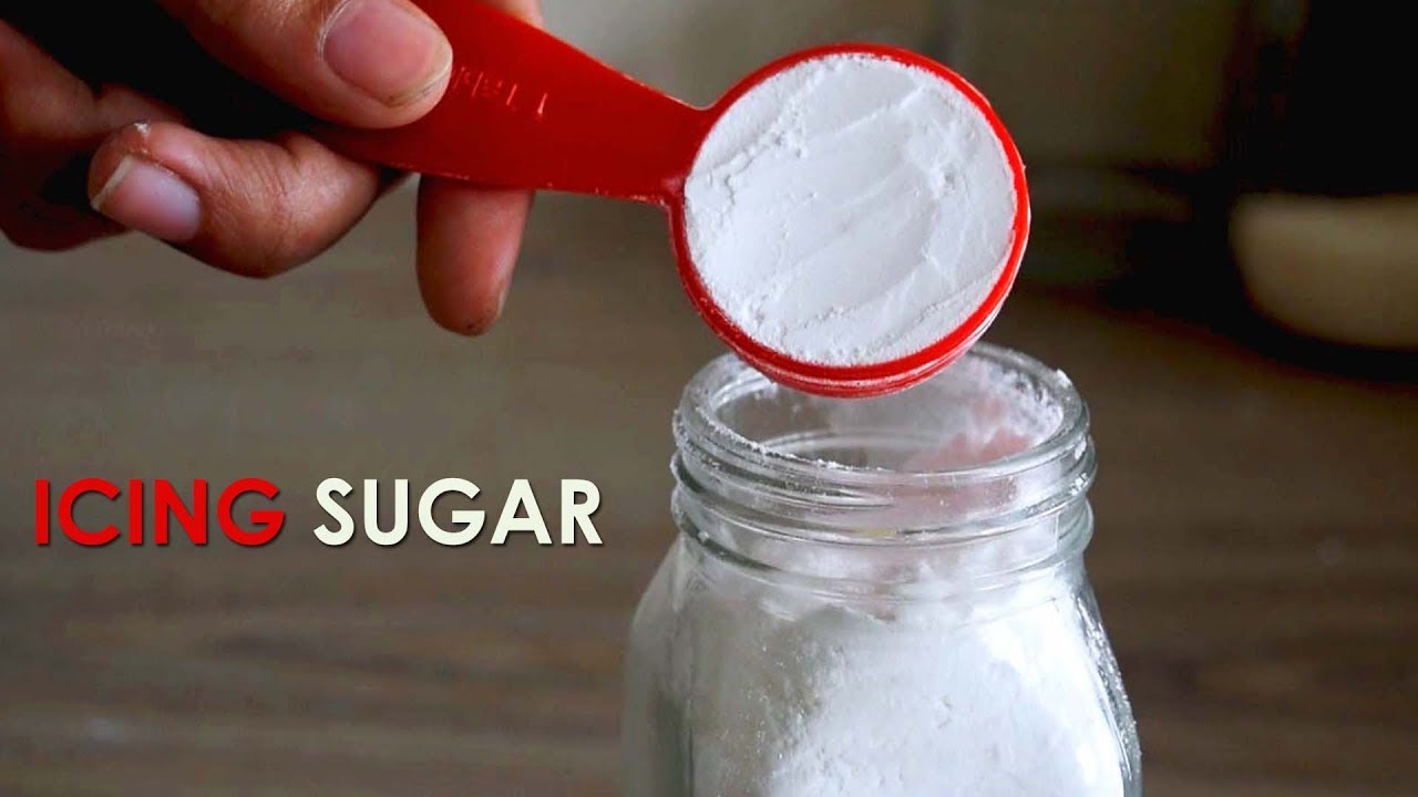 Icing sugar(Powder sugar) | How to make icing sugar at home - YouTube