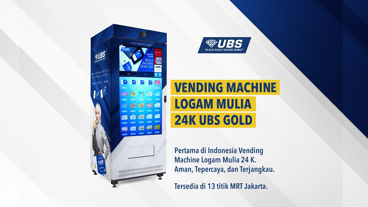 #MudahBeliEmas dengan Vending Machine UBS Gold - YouTube