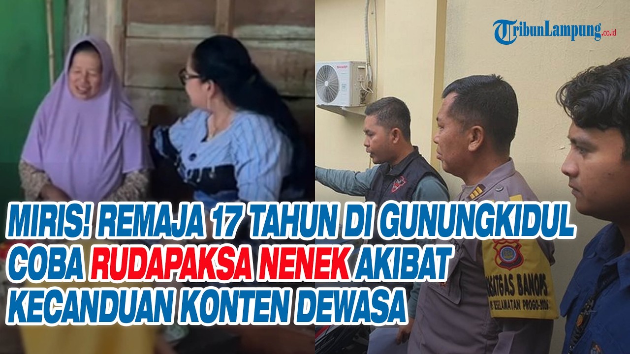 Miris! Remaja 17 Tahun di Gunungkidul Coba Rudapaksa Nenek Akibat ...