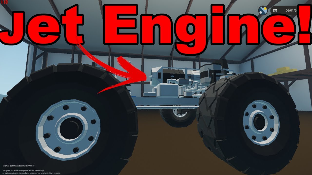 Jet Powered Big Wheel! Stormworks - YouTube