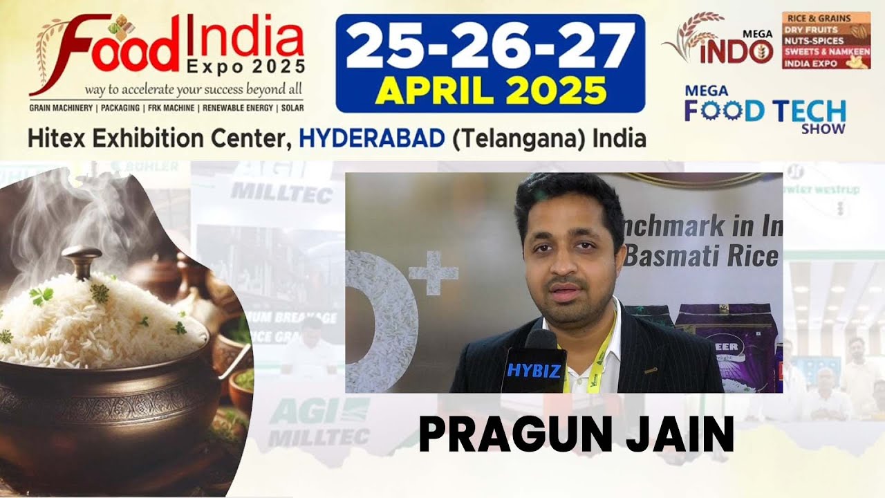 Pragun Jain | Veer Overseas Ltd | Food India Expo 2025 - YouTube