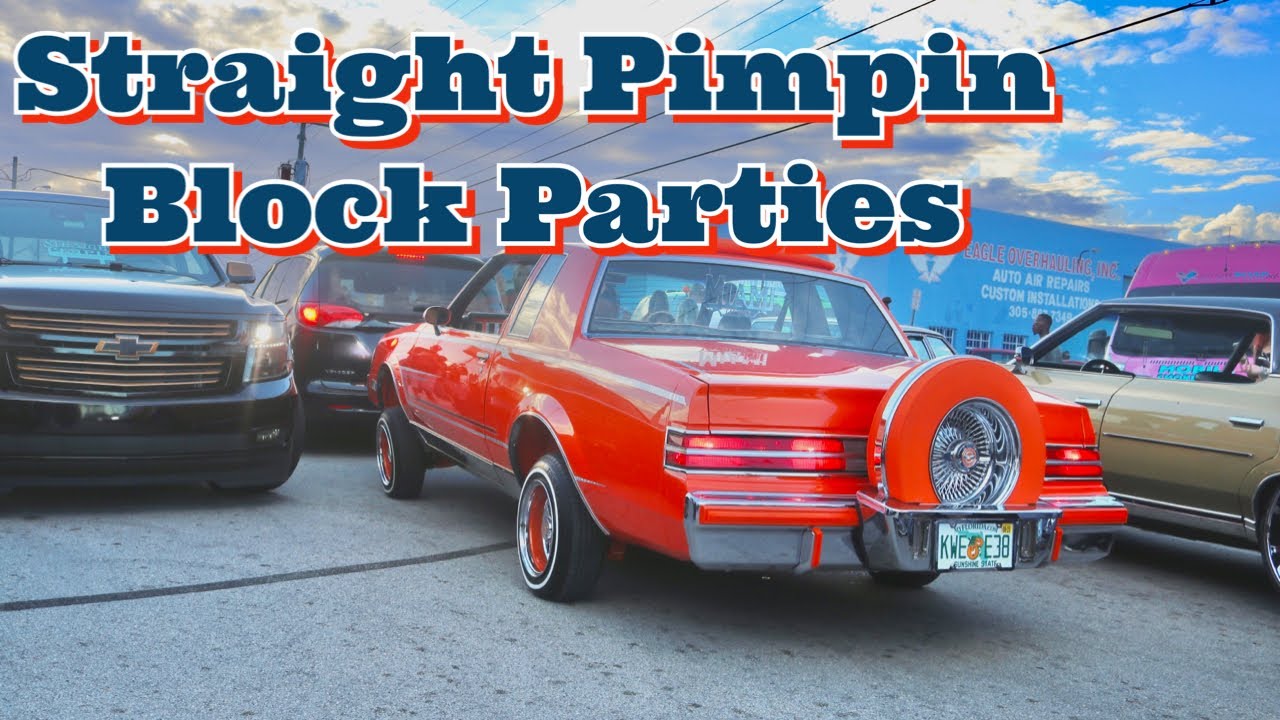 Straight Pimpin' Car Club Block Party 4/2k23 Pt.1 - YouTube