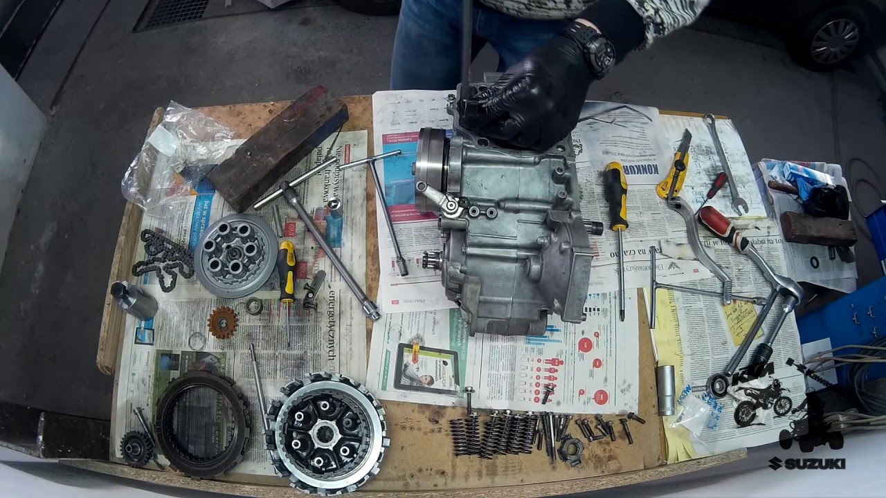 Suzuki LTR 450 - Engine rebuild | Assembly [Part 1/2] - YouTube
