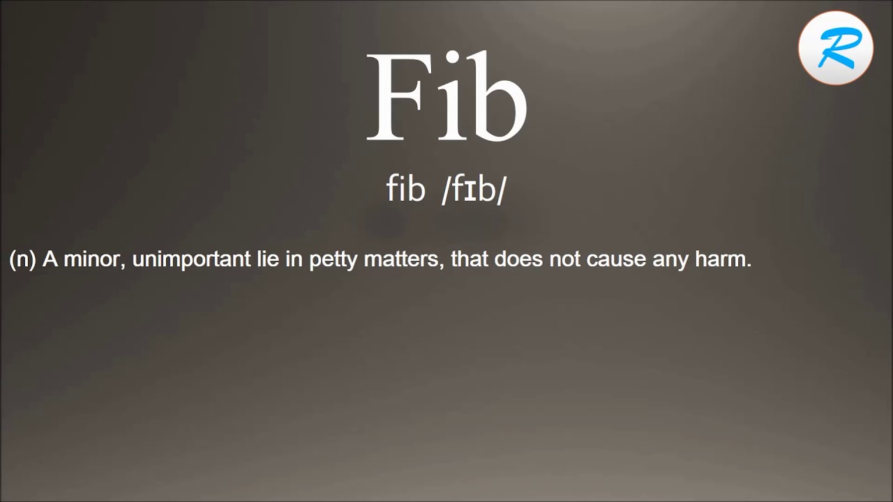 How to pronounce Fib - YouTube