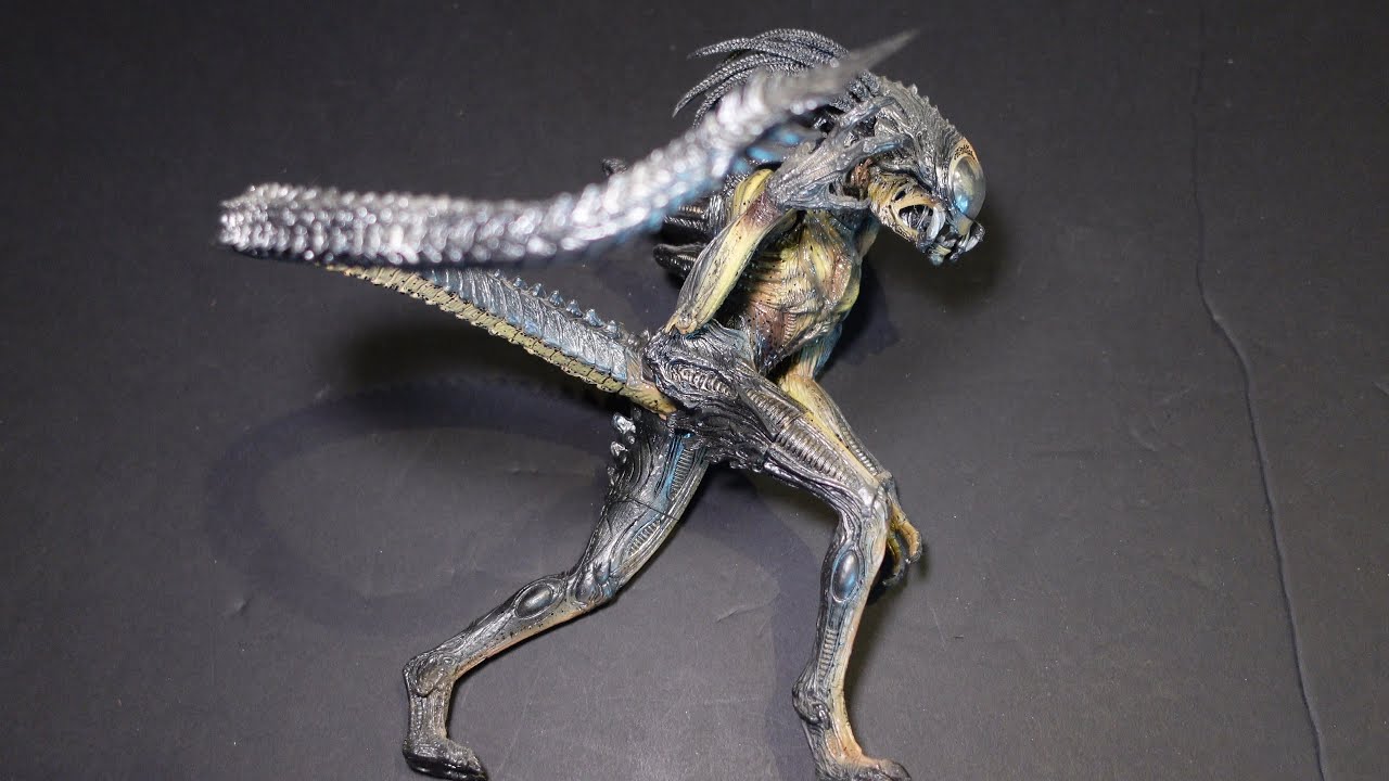 Alien Vs Predator Requiem Hybrid Alien Serie 1 Neca 2007 - YouTube