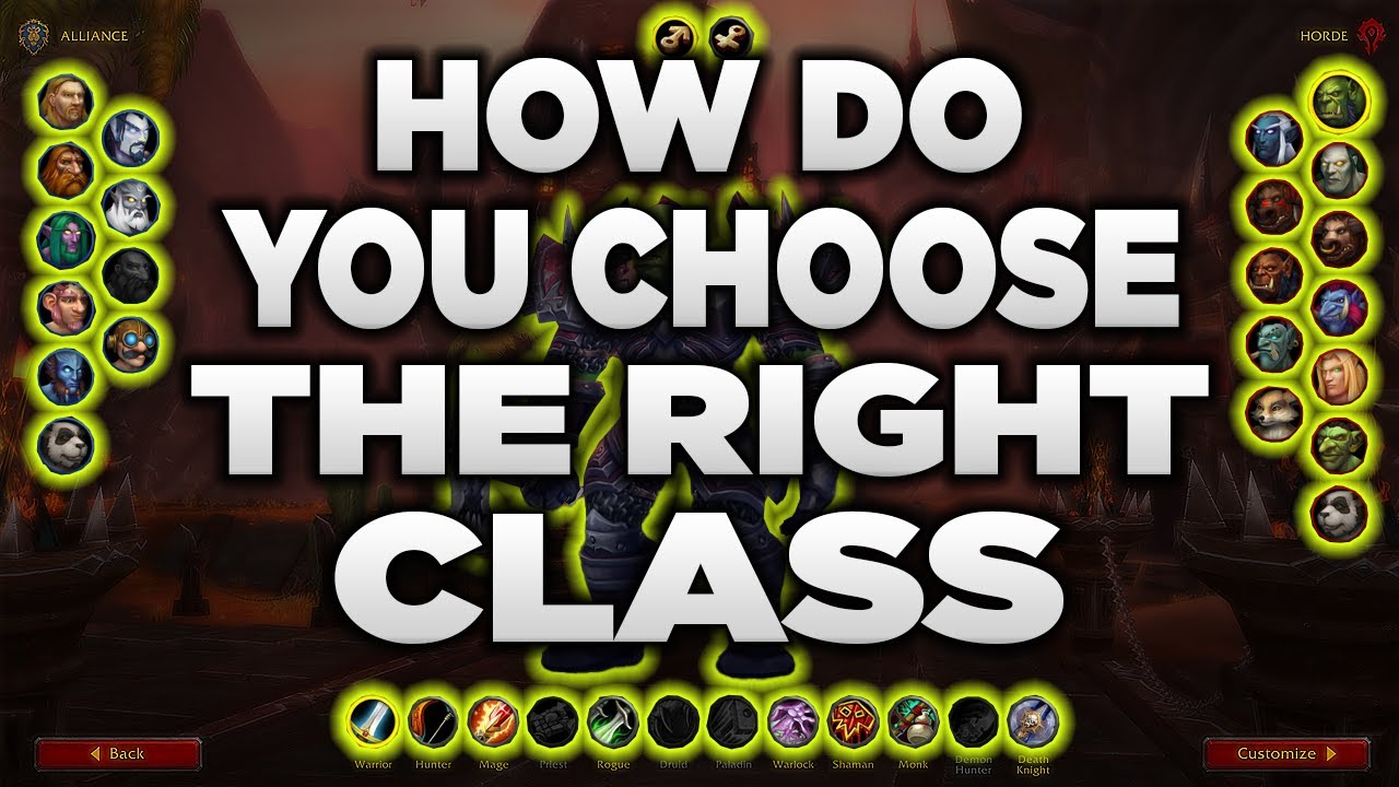Choosing THE RIGHT Class in WoW !! - YouTube