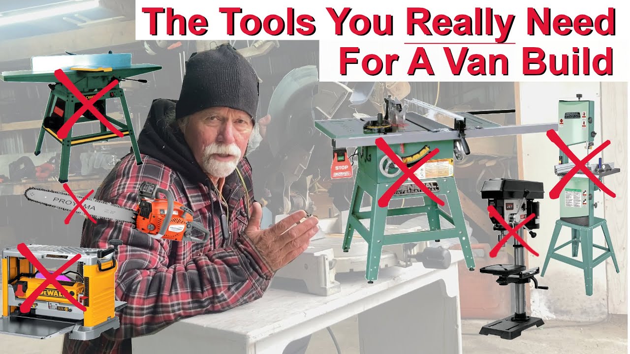 Van Build Shop Tour: Must-Have Tools & Equipment for DIY Van ...