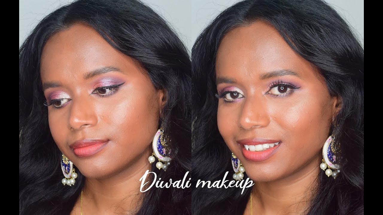 TRADITIONAL INDIAN GLAM MAKEUP FOR DIWALI - YouTube