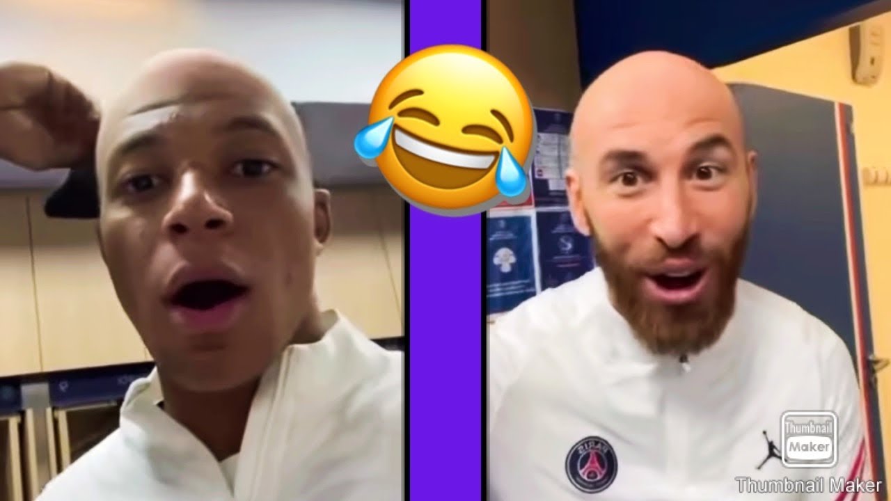 The Bald Head Filter on PSG Players 😂 - YouTube