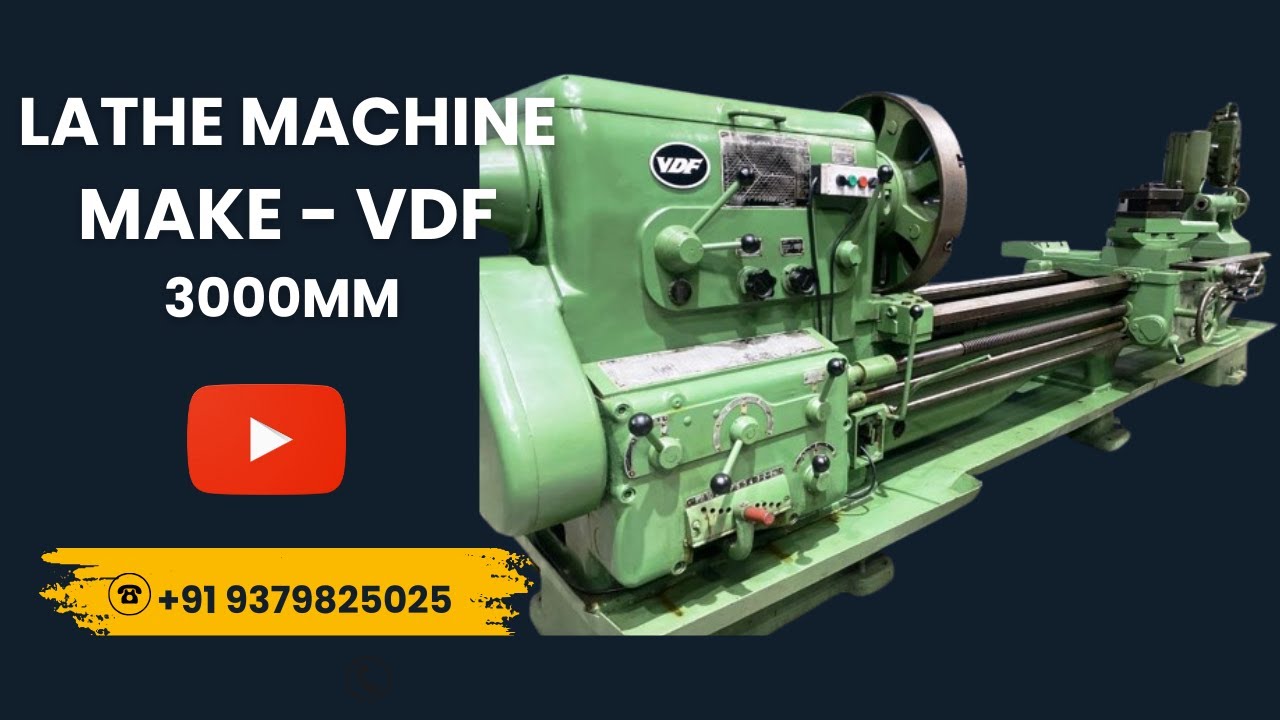 Lathe Machine VDF #prowincorporation #usedmachinery #vdf - YouTube