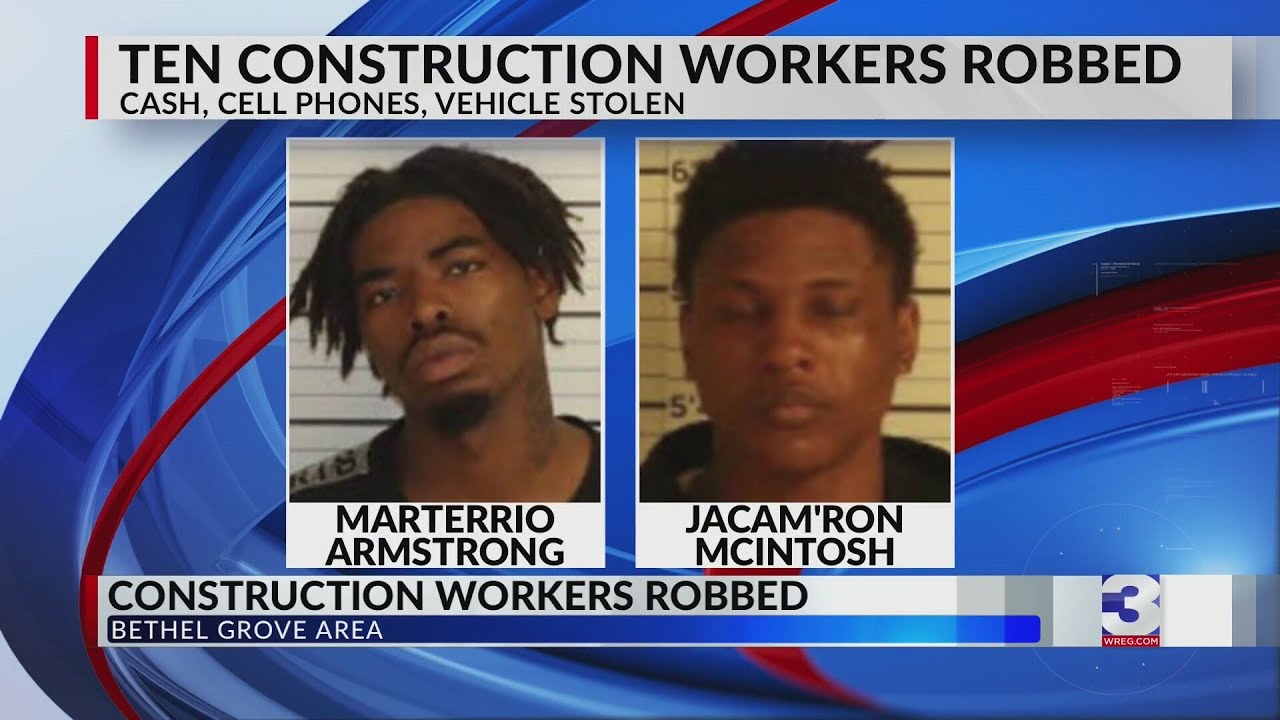 Construction workers robbed at gunpoint - YouTube