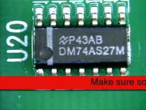 SOIC14 Installation and Soldering - YouTube