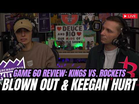 Keegan Murray Hurt Again & Kings Get BLOWN Out | Kings-Rockets REVIEW