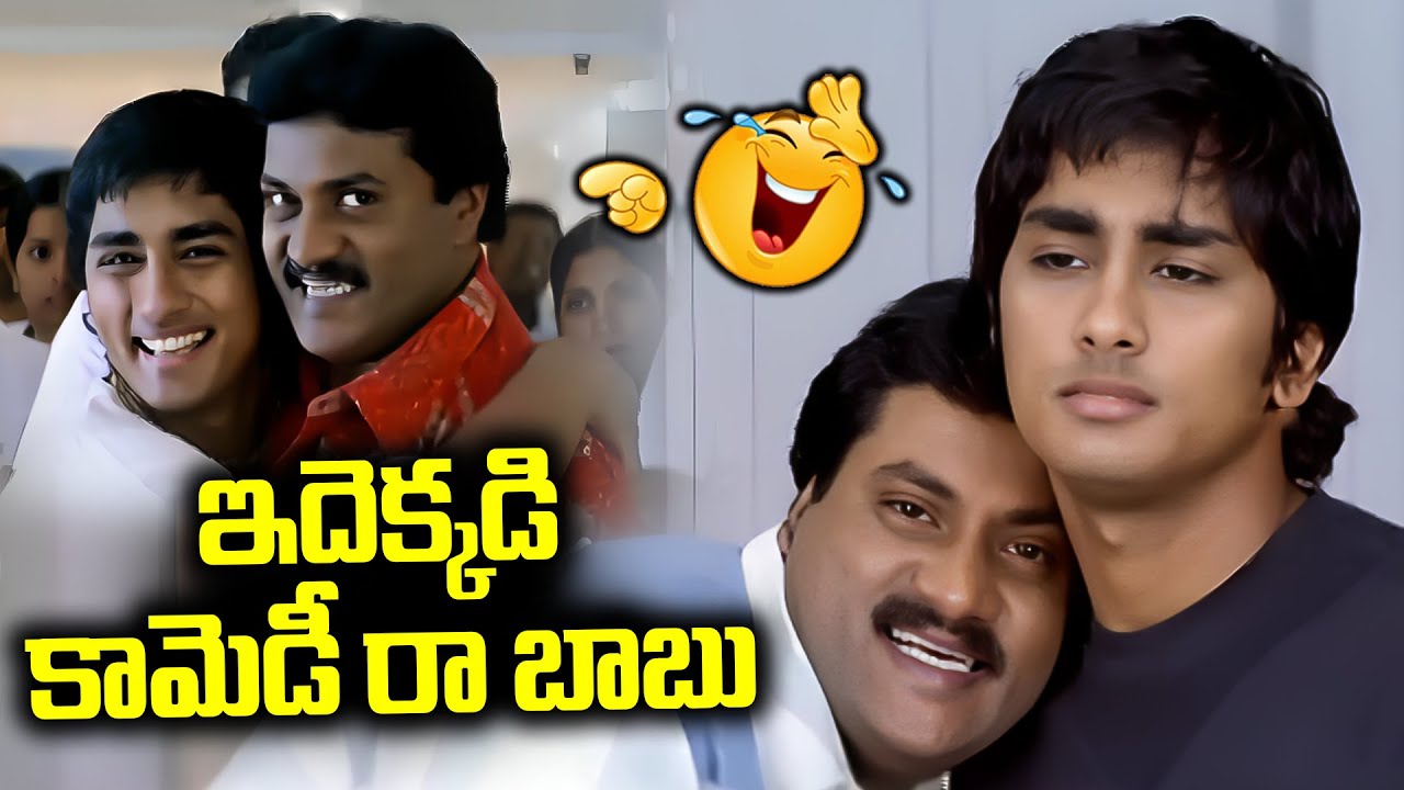 Sunil and Siddharth Best Comedy Scenes Back To Back | Telugu Movie Comedy Scenes - YouTube
