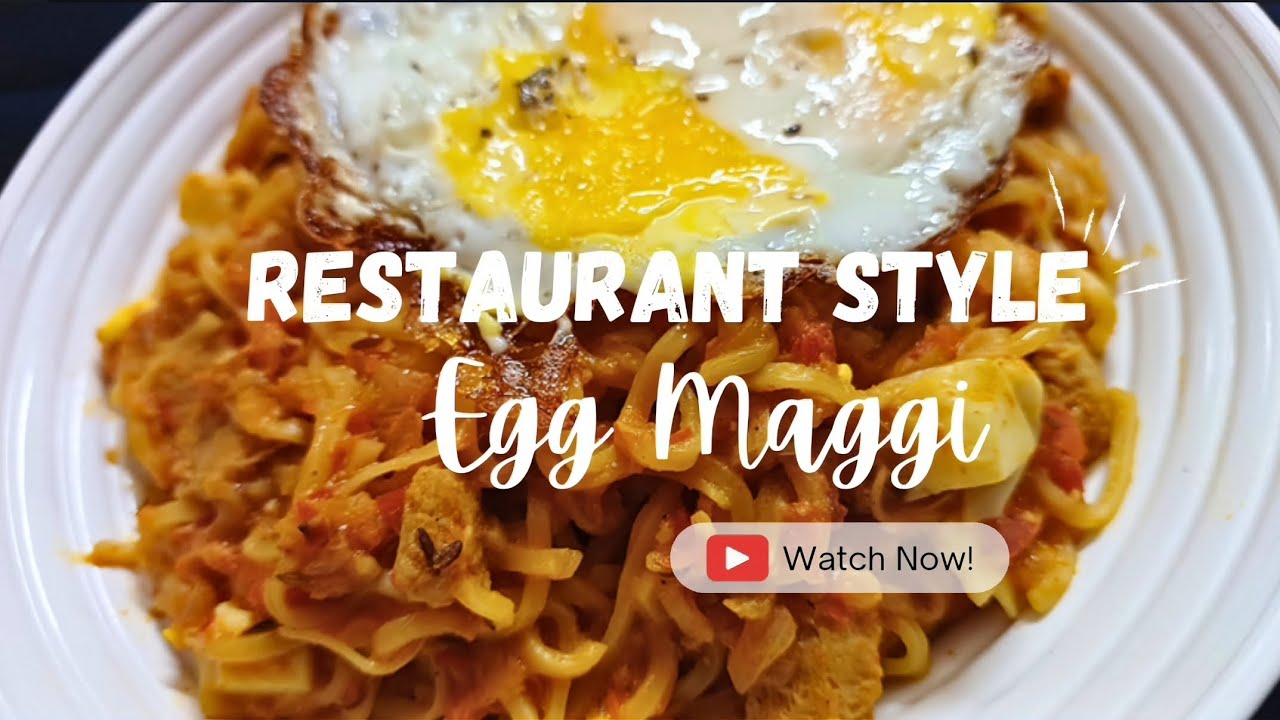 Restaurant Style Egg Maggi 😋🥚🍝 #maggi #eggmasalamaggi #eggmaggie #food ...