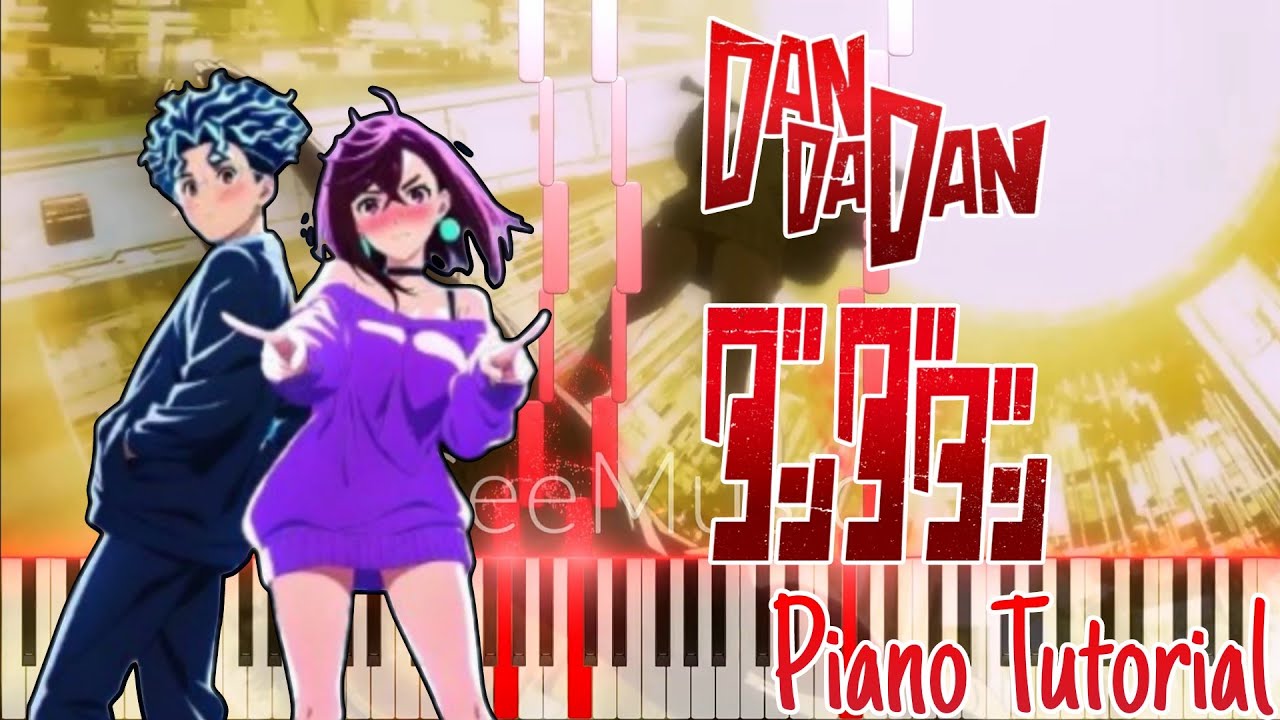 AiNA THE END - On The Way (DAN DA DAN Op #2) Easy Piano Tutorial - YouTube