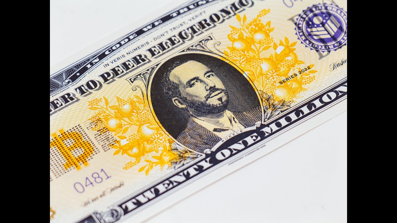 CREATING THE BUKELE BITCOIN BANKNOTE... - YouTube