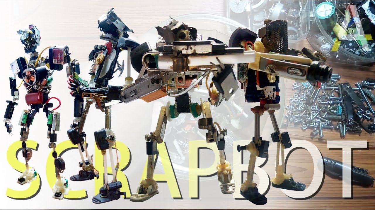 my SCRAP ROBOT collection - YouTube