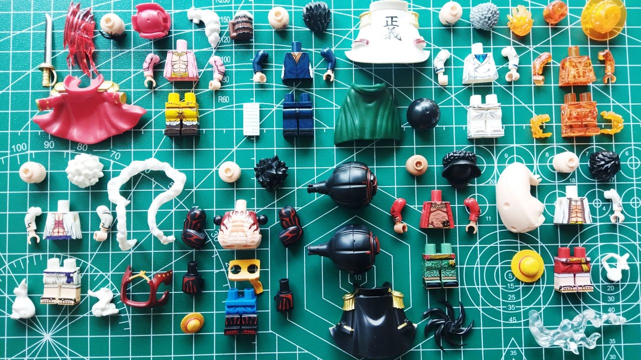 Built lego one piece D family | portgas D ace, garp, dragon, luffy ...