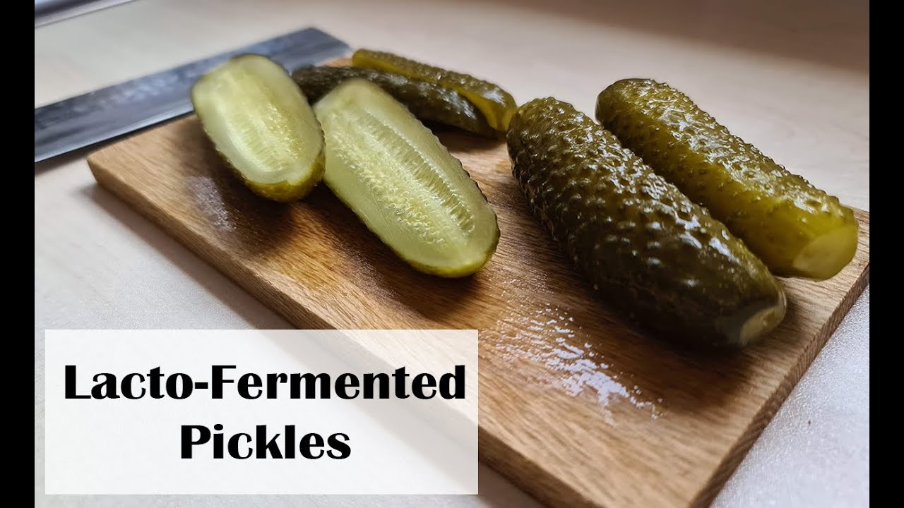 Lacto-Fermented Pickles Recipe - YouTube
