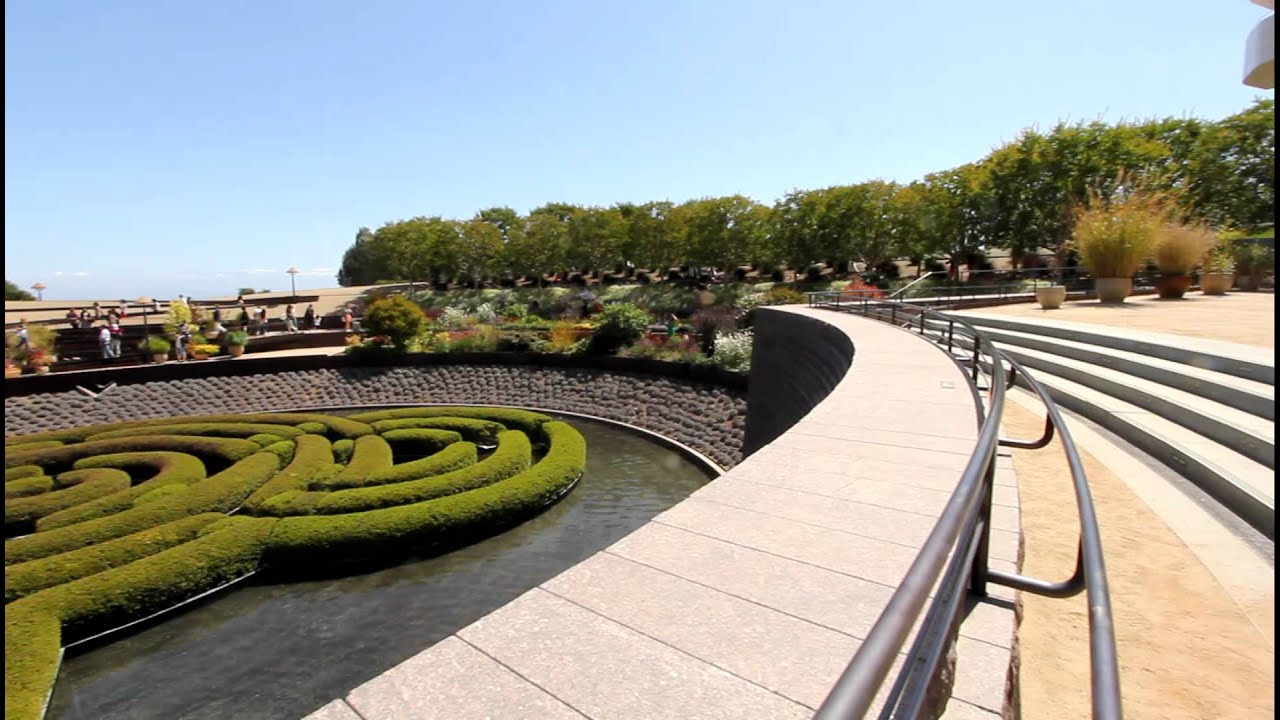 Getty Center Museum Garden - YouTube