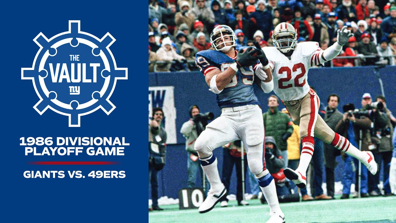 Giants Overwhelm 49ers in 1986 NFC Divisional Playoff Game! | New York ...