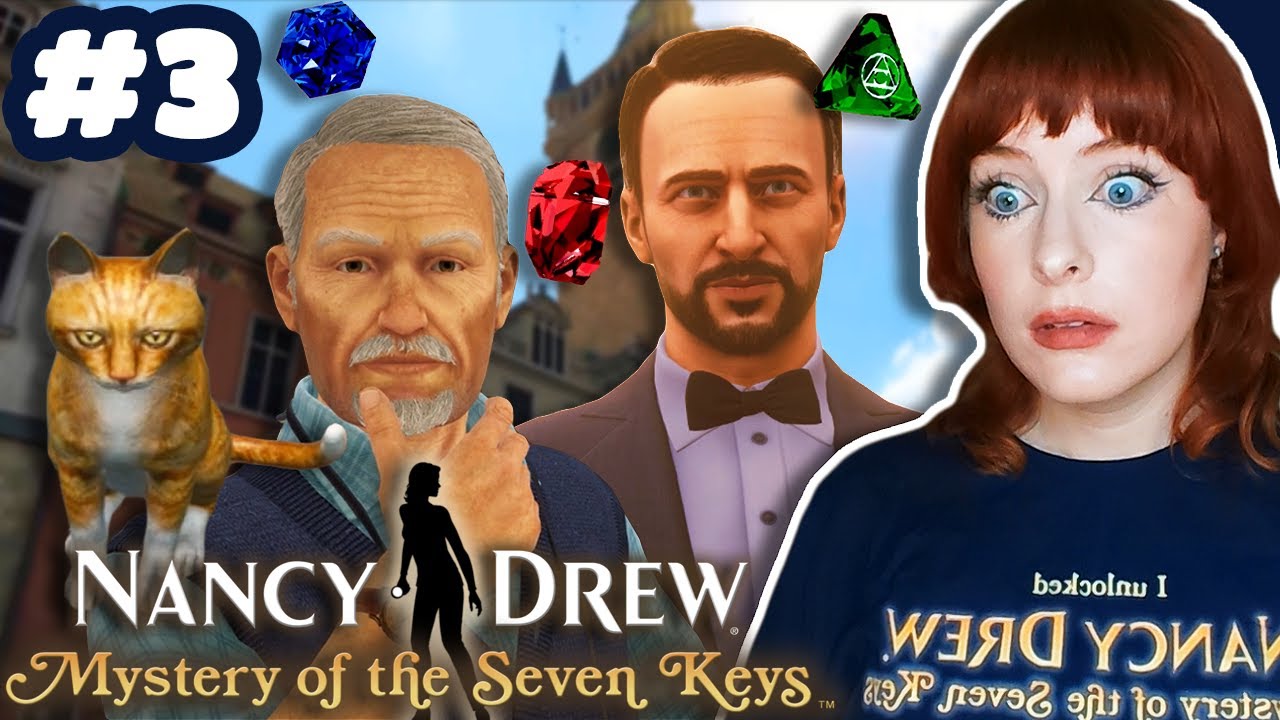 You can pet the cat in Nancy Drew: Mystery of the Seven Keys - Part 3 ...