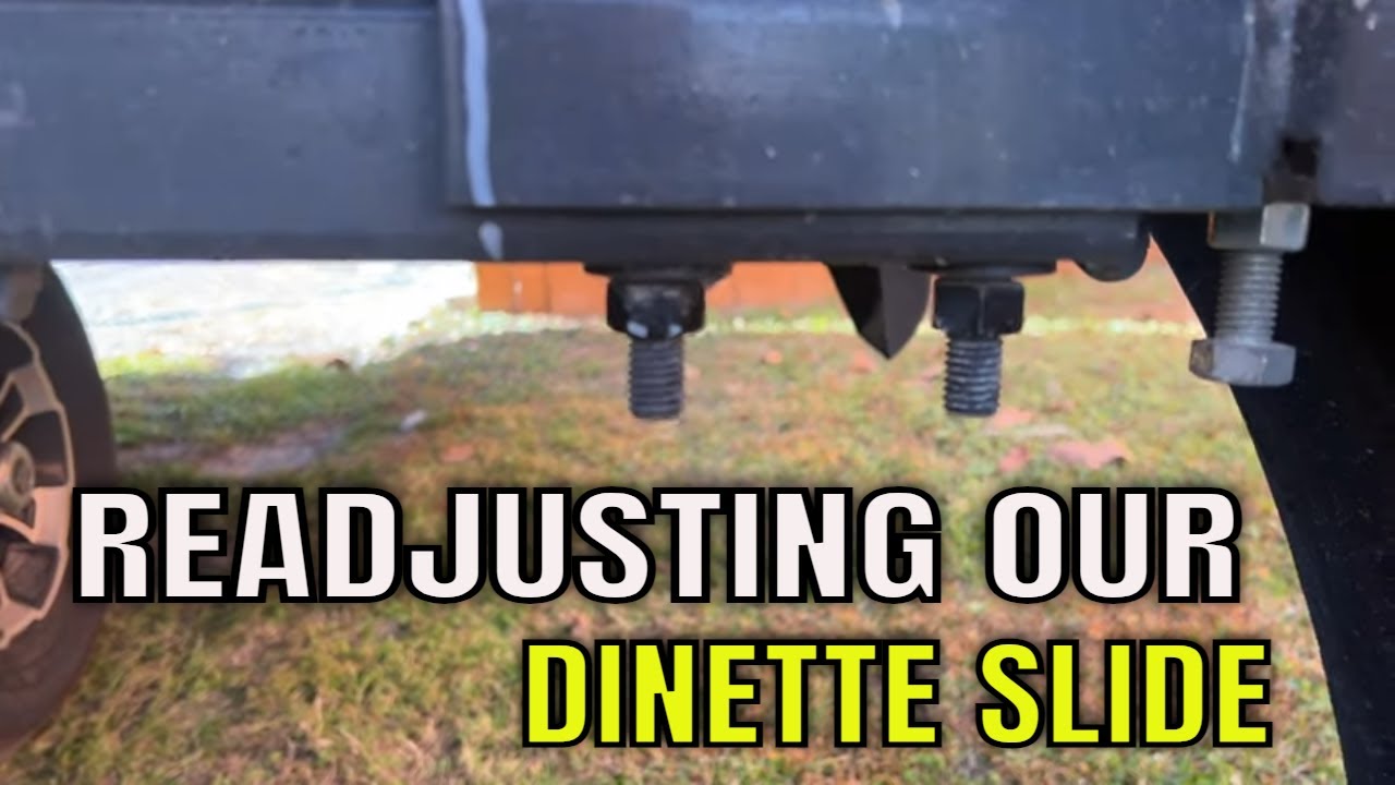 Fixing Issues That CAN happen with YOUR RV | Adjusting RV Slide - YouTube