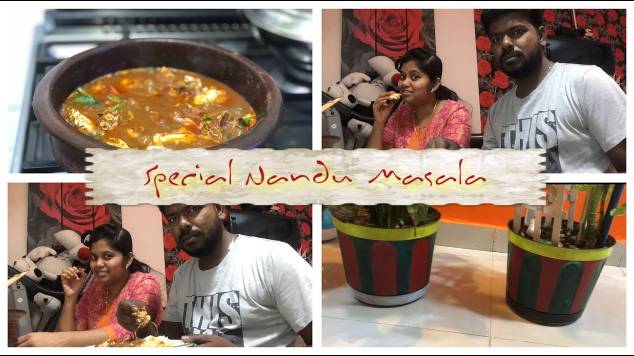 NANDU MASALA | nandu gravy without coconut | crab masala recipe in ...