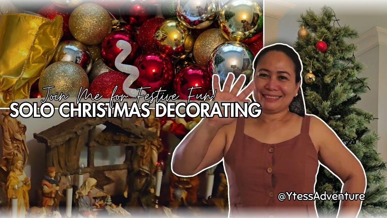 Join Me for Festive Fun! | Solo Christmas Tree Decorating - YouTube