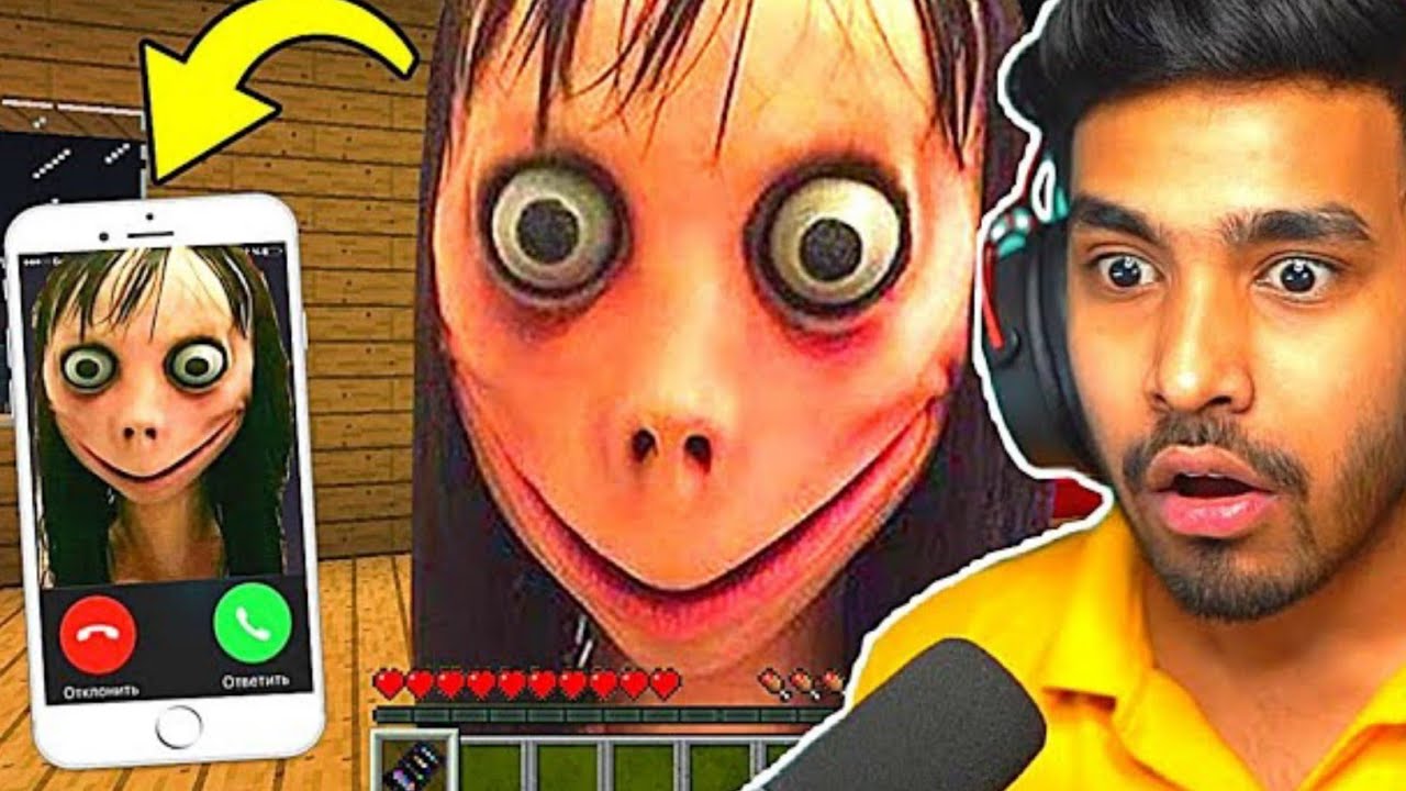 I Found Scary Momo Girl My Friend First Time In Minecraft | Minecraft ...