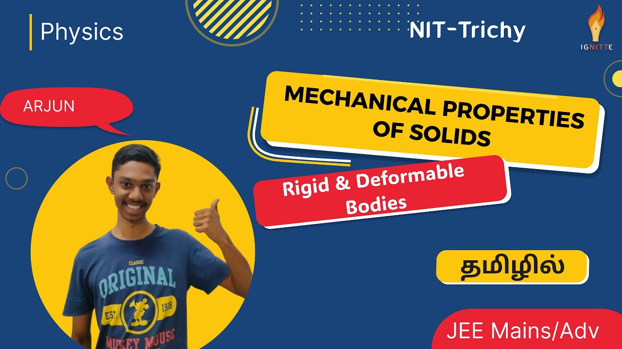 Mechanical Properties of Solids 01: Rigid & Deformable Bodies Explained ...