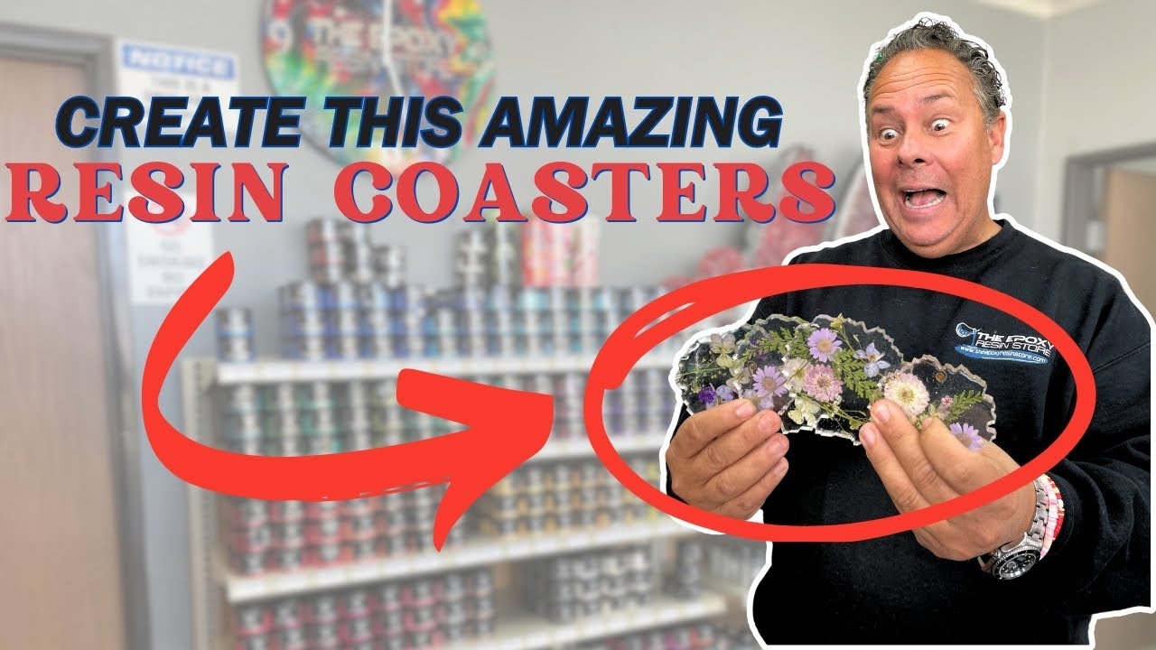 Custom Resin Coasters Mold | The Epoxy Resin Store DIY video - YouTube