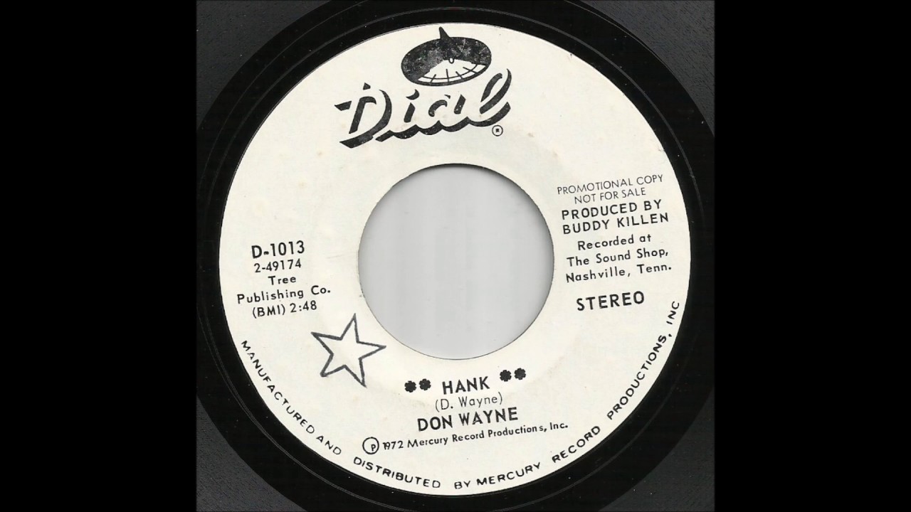 Don Wayne - Hank - YouTube
