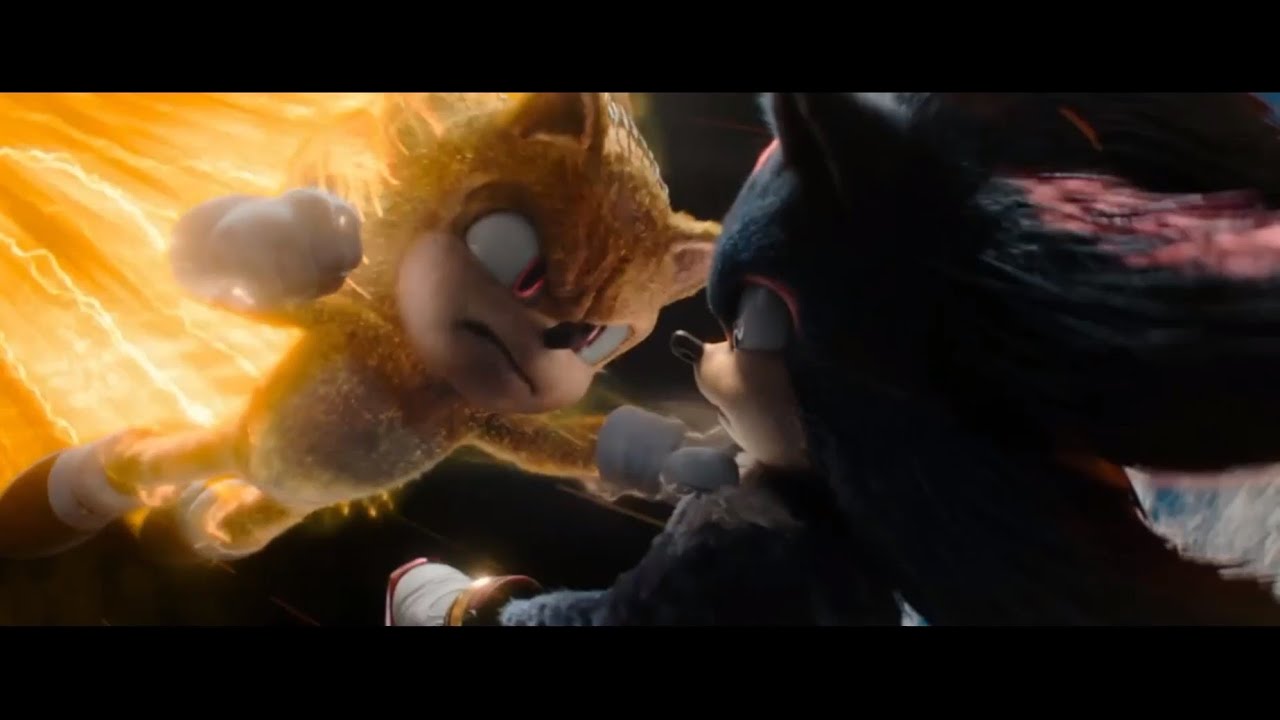 Sonic The Hedgehog 3 (2024) - Sonic VS Shadow Full Fight Scene - YouTube