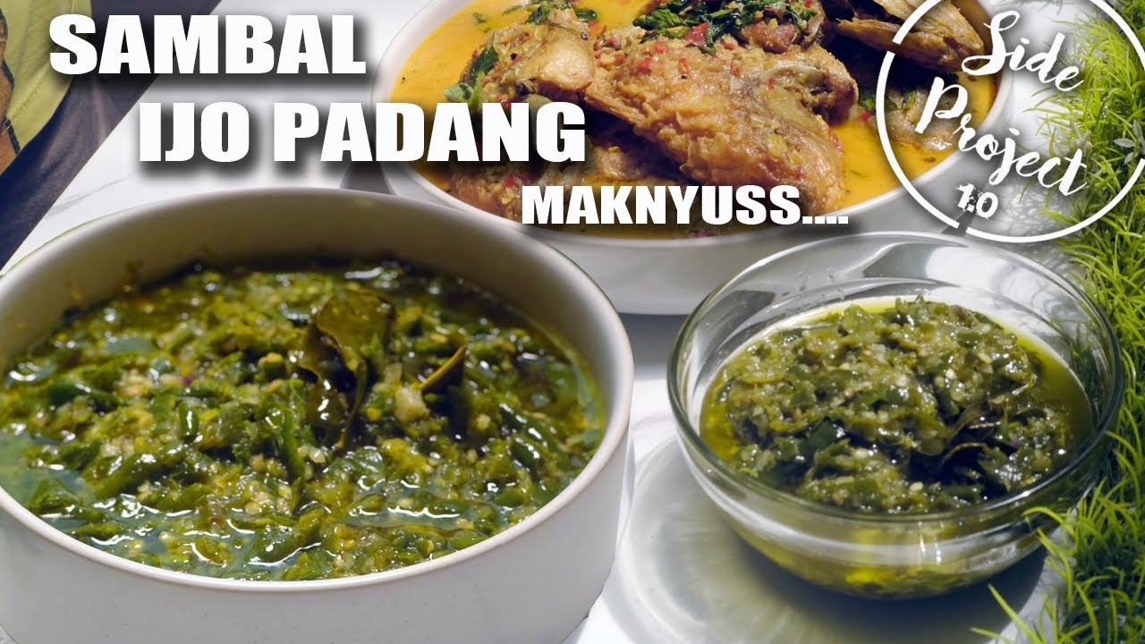 RESEP SAMBAL PADANG CABE IJO anti gagal - YouTube