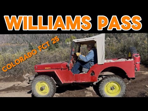 Williams Pass Colorado FCT 2025 Flat Fender Vintage Willys Jeep 4x4 ...