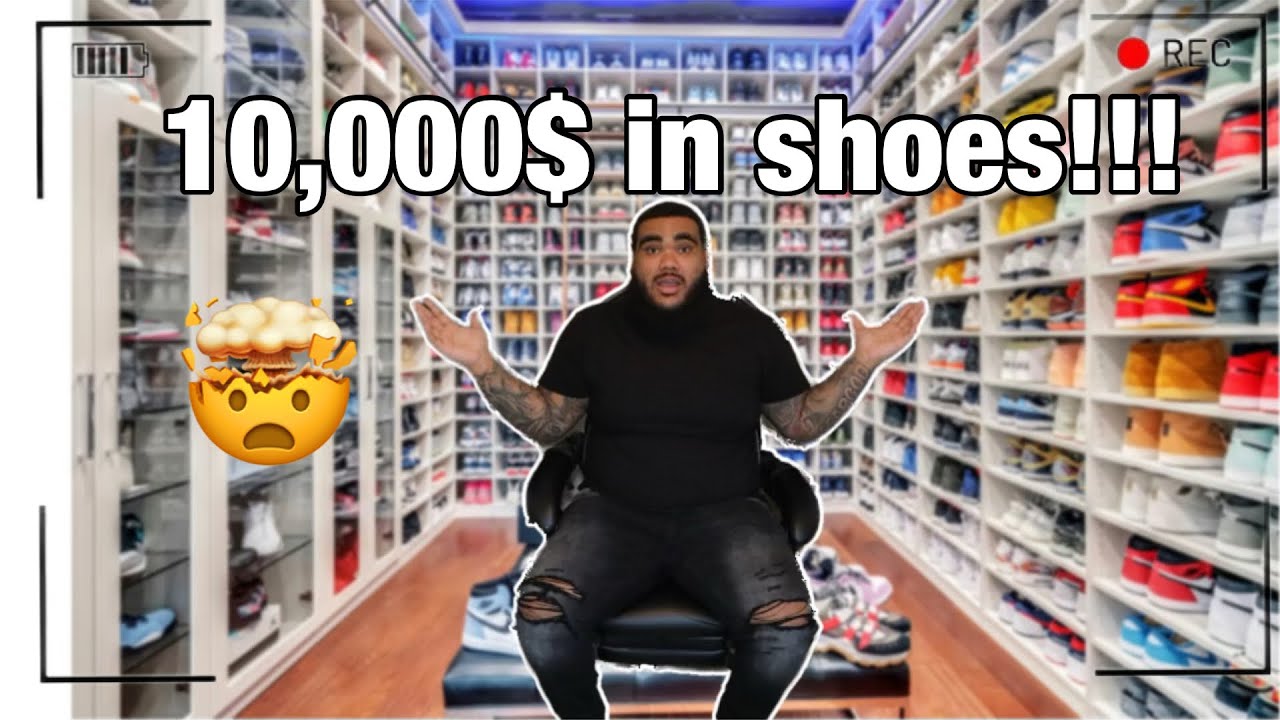 MY 10,000$ SHOE COLLECTION!!!! - YouTube